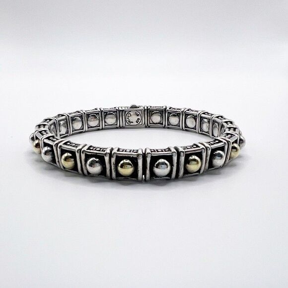 LAGOS | Jewelry | Lagos Caviar Bracelet Sterling Silver 8k Yellow Gold ...